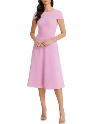 Dress The Population Livia Fit & Flare Dress - Lavender