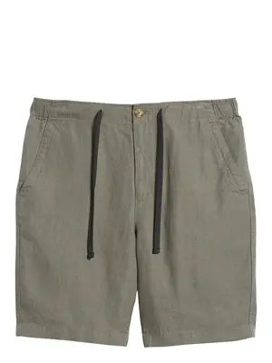 Vince Vince Lightweight Hemp Blend Drawstring Shorts Sycamore