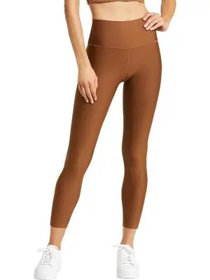 Alo Yoga Airlift High Waist 7/8 Leggings - Cinnamon Brown