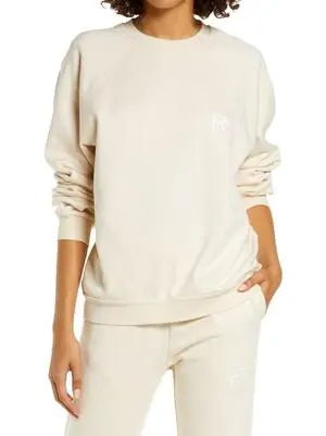 RAGDOLL LA Oversized Pullover Sweatshirt - Vanilla
