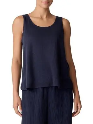 Eileen Fisher Organic Linen Tank - Ink