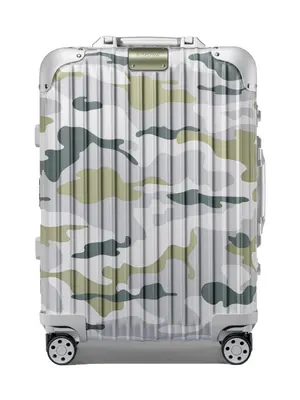 RIMOWA RIMOWA Original Cabin Suitcase Green Camouflage