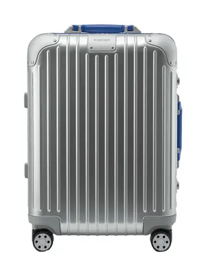 RIMOWA RIMOWA Original Cabin Suitcase Silver And Blue