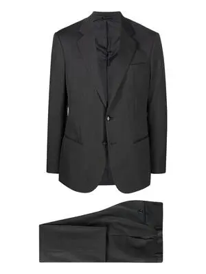 Giorgio Armani Slim-fit Wool Two-piece Suit - Grey
