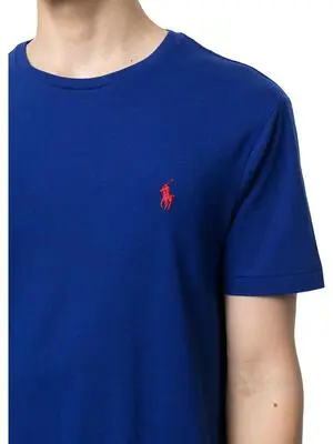 Polo Ralph Lauren Logo-embroidered T-shirt Blue