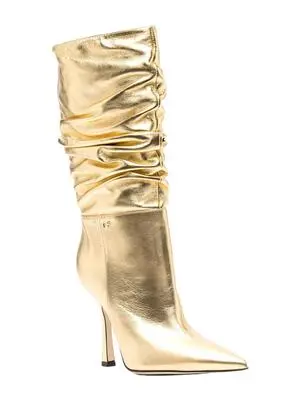 Dsquared2 Gathered-detail 120mm Boots - Gold