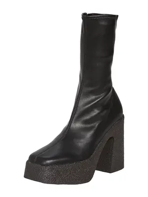Stella McCartney Platform Stretch Boots - Black
