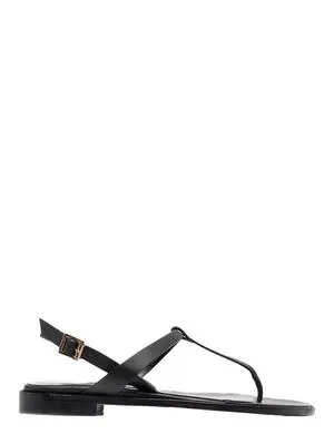 Manolo Blahnik Hata Slingback Sandals - Black