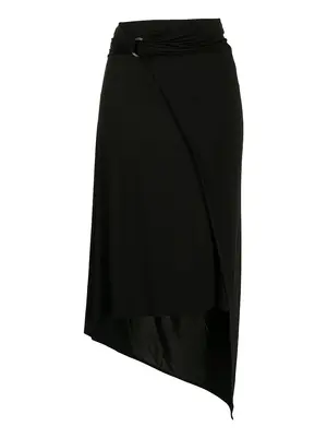 Rabanne Belted-waist Skirt - Black