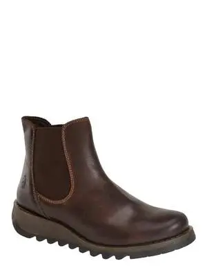 Fly London Salv Chelsea Boot - Dark Brown 001