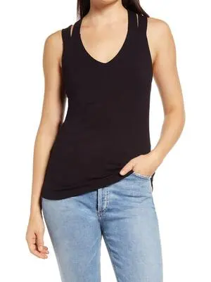 Loveappella Strappy Tank - Black