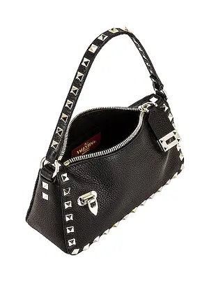 Valentino Garavani Valentino Garavani Small Rockstud Shoulder Bag Nero