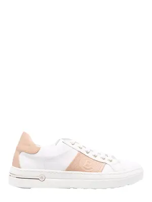 BALDININI Colour-block Leather Sneakers - White