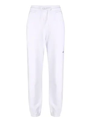 MSGM Logo-print Cotton Joggers - White
