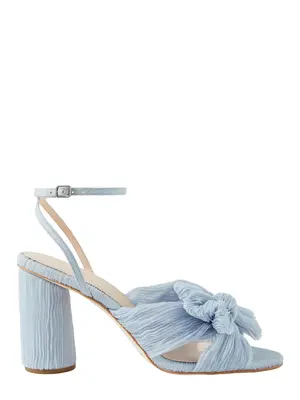 LOEFFLER RANDALL Loeffler Randall Camellia Bow-Embellished Sandals Sky Blue