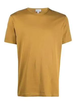 Sunspel Short-sleeved Cotton T-shirt - Gold