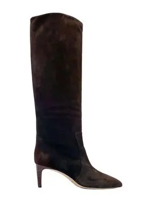 Paris Texas Pointed-toe Knee-high Boots - Brown