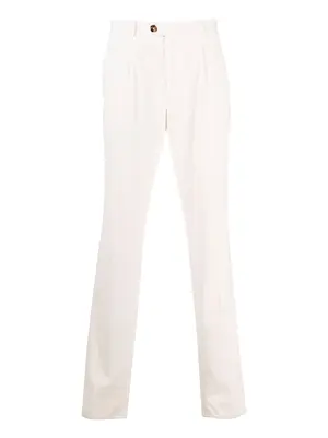 Brunello Cucinelli Slim-cut Chinos - White