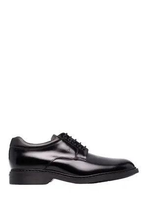Hogan Highlights Leather Derby Shoes - Black