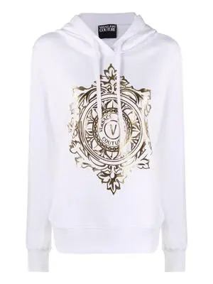 Versace Cotton Hoodie - White