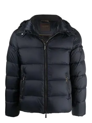 MOORER Padded Down Jacket Black