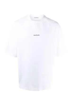 Acne Studios Logo-print Cotton T-shirt - White