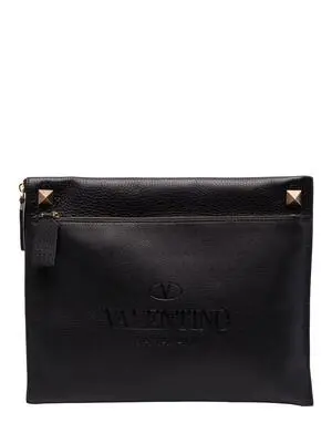 VALENTINO Rockstud-Embellished Clutch