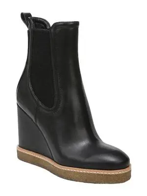 Veronica Beard Aari Waterproof Wedge Chelsea Boot - Black