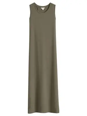 Cuyana Drape-back Dress - Dune