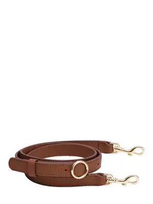 Cuyana Adjustable Leather Strap Dark Chestnut
