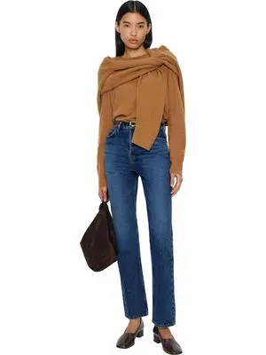 REFORMATION Cynthia High Rise Straight Jeans Maggiore
