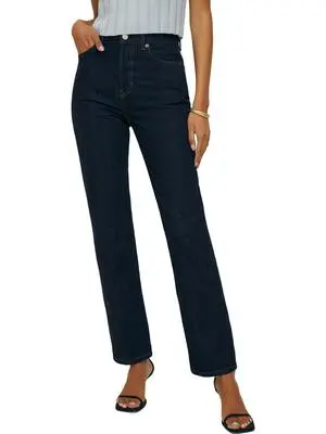 REFORMATION Cynthia High Rise Straight Jeans - Ondine