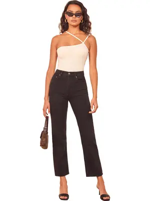 REFORMATION Cynthia High Rise Straight Jeans Seattle