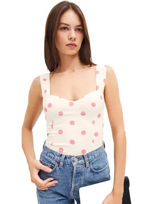 REFORMATION Hester Top Andie