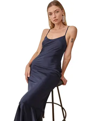 REFORMATION Reformation Parma Dress Navy