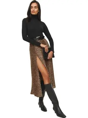 REFORMATION Zoe Midi Skirt Catnip