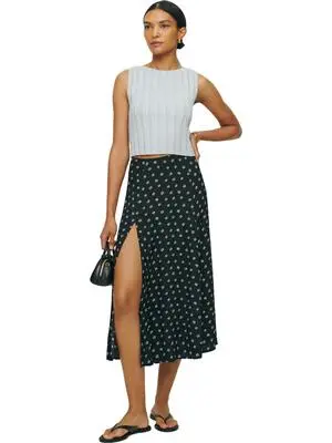 REFORMATION Zoe Midi Skirt Eliza