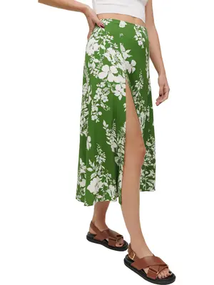 REFORMATION Zoe Midi Skirt Mystique