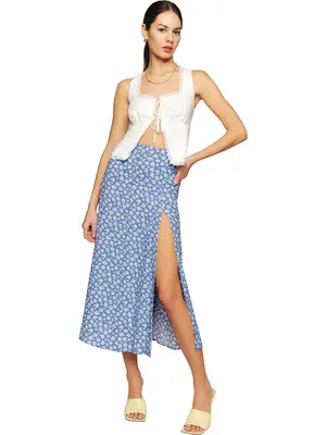 REFORMATION Zoe Midi Skirt Romi