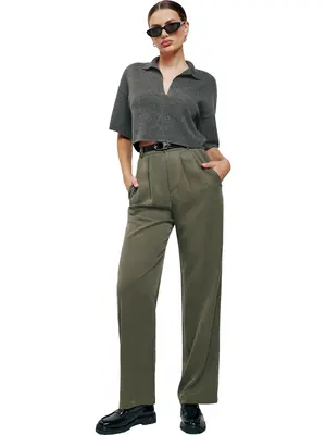 REFORMATION Mason Pant Army