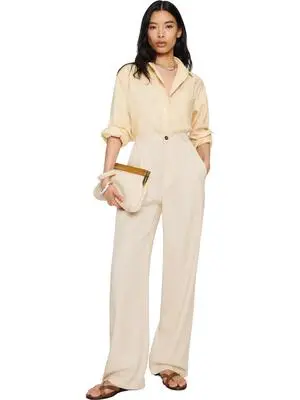 REFORMATION Mason Pant - Ivory