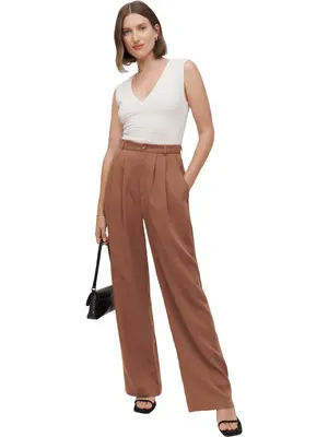 REFORMATION Mason Pant Toffee