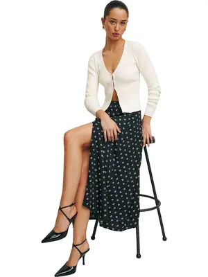 REFORMATION Petites Zoe Skirt Eliza