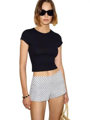 REFORMATION Muse T-shirt Black
