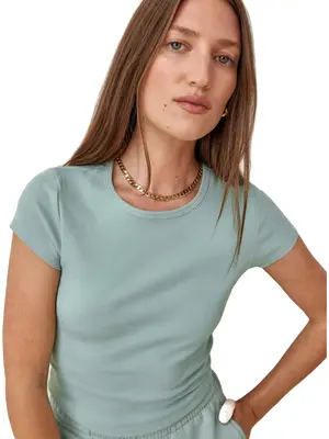 REFORMATION Muse T-Shirt Celadon