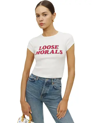 REFORMATION Muse T-Shirt Loose Morals