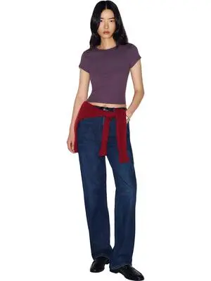 REFORMATION Muse T-shirt Purple