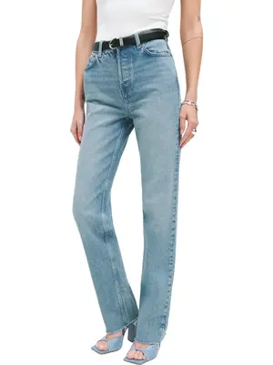 REFORMATION Reformation Cynthia High Rise Straight Long Jeans Kenai