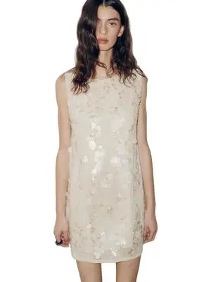 REFORMATION REFORMATION Nyla Embellished Mini Dress
