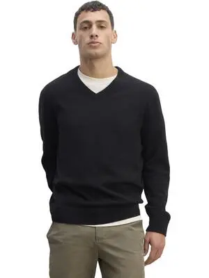 Everlane Cashmere V-Neck Sweater Black